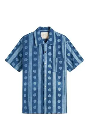 KARDO Chintan Shibori Dye Vacation Shirt - Blue