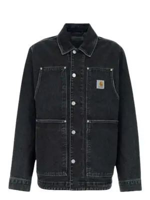 Carhartt Wip Og Double Front Jacket - Black (stone Washed)