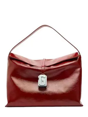 GCDS GCDS Large Leather Comma Bag