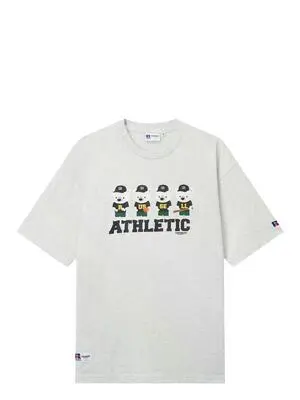 CHOCOOLATE Graphic Print T-shirt - Grey