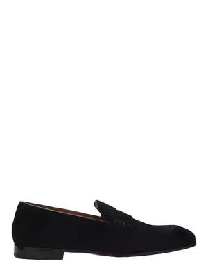 DOUCAL'S Leather Loafers - Black