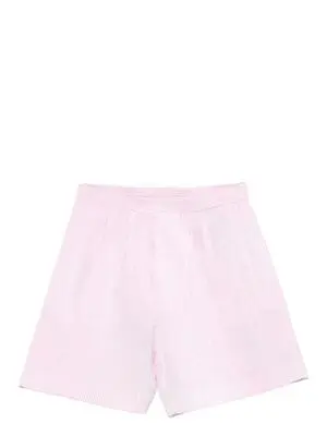 Aspesi Seersucker Bermuda Shorts - Pink
