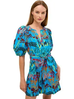 MARIE OLIVER Clara Dress - Amazon Azure
