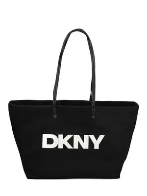 Dkny Logo Tote Bag - Black