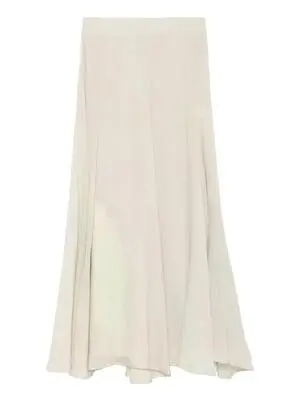 Lorena Antoniazzi Ramie Maxi Skirt - Neutrals