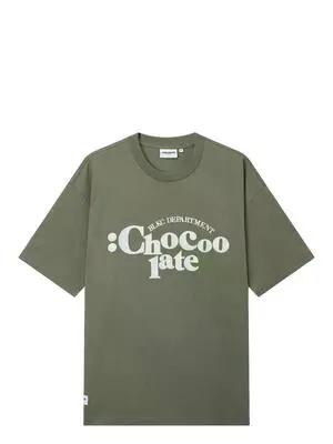CHOCOOLATE Logo Print T-shirt Green