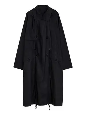 LEMAIRE Lightweight Trench Coat - Black