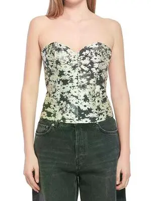 Stella McCartney Floral-jacquard Top - White