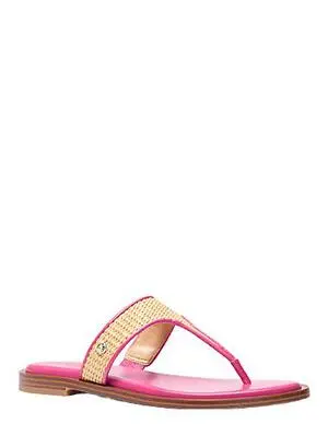 Michael Kors Michael Kors Carson T-Strap Sandal Pink