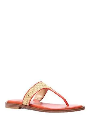 Michael Kors Michael Kors Carson T-Strap Sandal Red