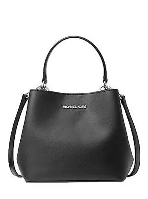 Michael Kors Pratt Small Convertible Shoulder Bag - Black