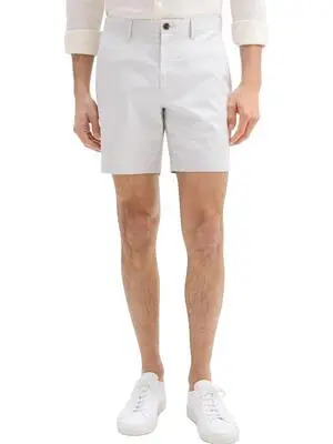 Theory Zaine Cotton Blend Shorts - Fog