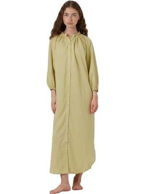 BY TESS Collection Sophie Shirt Dress - Lime