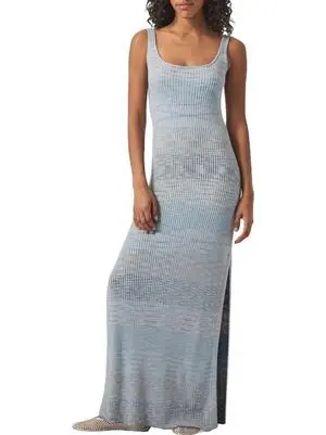 Splendid Adalyn Sleeveless Ribbed Sweater Dress - Blue Multi