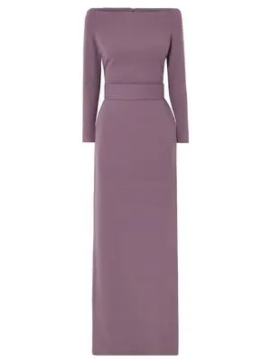 Solace London Sabina Off-the-shoulder Maxi Dress - Purple