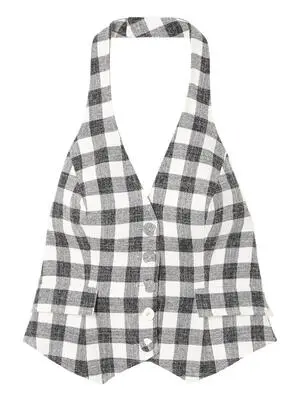 CARA CARA Cara Cara Prescott Gingham Cotton-Blend Top