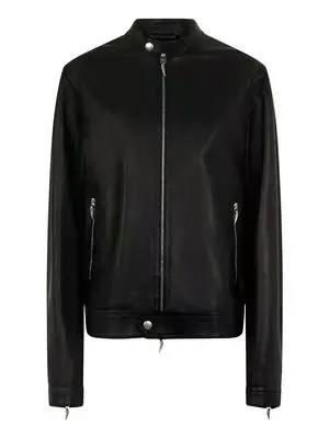 Roberto Cavalli Zip-up Bomber Jacket - Black