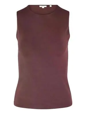 Vince Shell Tank Top - Brown