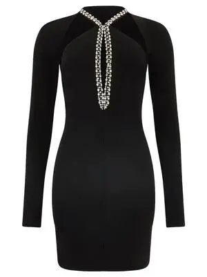 Roberto Cavalli Cut-out Mini Dress - Black