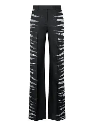 Roberto Cavalli Straight-leg Trousers - Black
