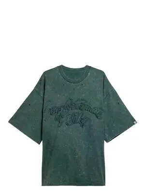 Adidas X Song For The Mute Distressed T-shirt - Green