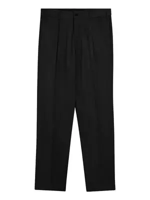 SANTANIELLO Tailored Cropped Trousers - Black