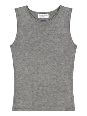 ALL MY LOVE Maddie Tank - Heather Grey