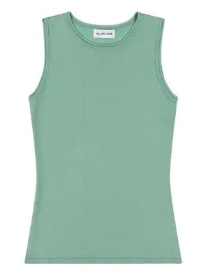 ALL MY LOVE Maddie Tank - Seafoam Green