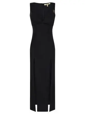 Roberto Cavalli Jersey Midi Dress - Black