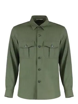 CANALI Wool Blend Overshirt