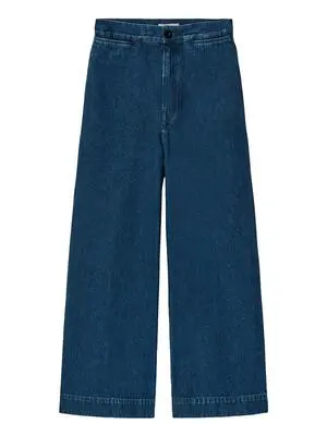 Cos Wide-Leg Denim Pants Blue