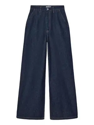 Cos Wide-Leg Denim Pants Indigo
