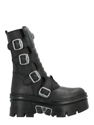 NEW ROCK Ankle Boots - Black