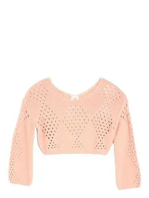 LIU •JO Knitted Sweater - Salmon Pink