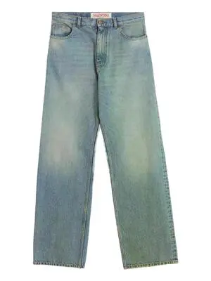 Valentino Garavani Belt-loops Jeans - Blue