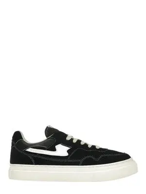 S.W.C STEPNEY WORKERS CLUB Pearl S-strike Suedein Sneakers - Black/white