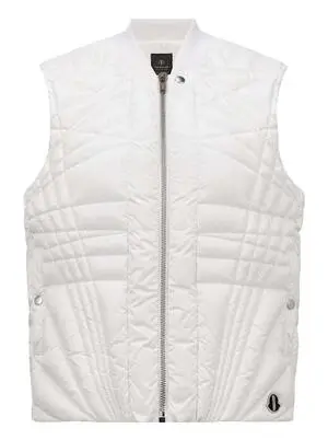 Rick Owens X Moncler Woven Megapenta Flight Vest - Milk
