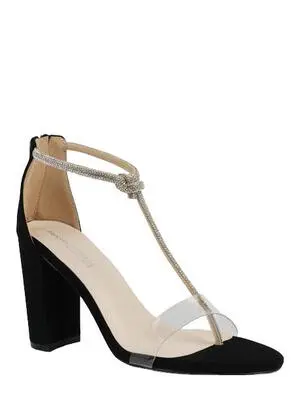 TOUCH UPS Sienna T-Strap Sandal Black