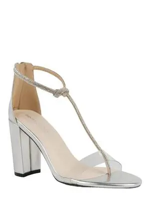 TOUCH UPS Sienna T-Strap Sandal Silver