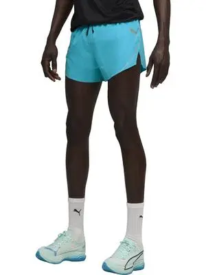 PUMA Raceday 3" Split Running Shorts - Blue
