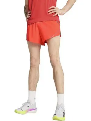 PUMA Raceday 3" Split Running Shorts Red