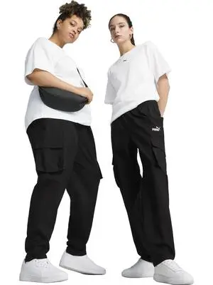 PUMA Essentials Cargo Sweatpants - Black