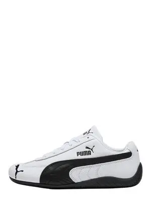 PUMA Speedcat Leather Sneakers White- Black