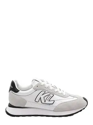 Karl Lagerfeld Leather Sneakers - White