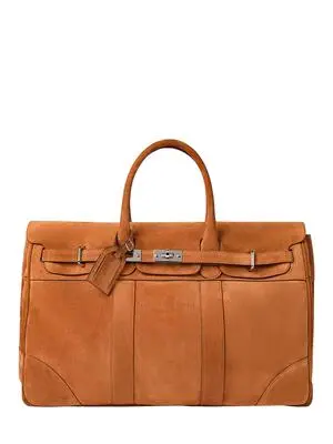 Brunello Cucinelli Suede Holdall - Brown