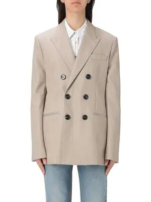Ami Double Breasted Jacket - Beige