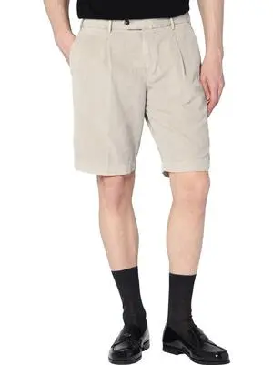 PT TORINO Cotton Bermuda Shorts - Beige