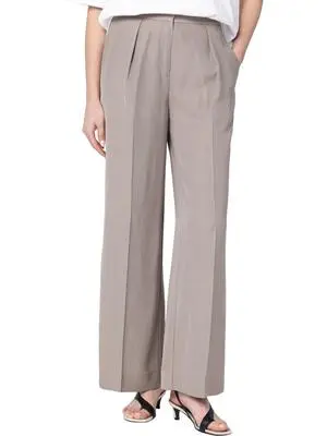 Calvin Klein Linen Blend Trousers - Beige