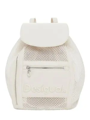 Desigual Mesh Backpack - Light Beige
