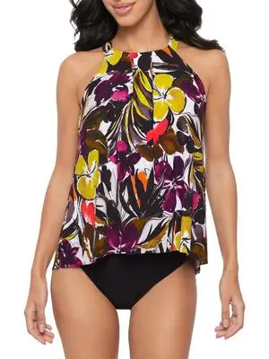 MAGICSUIT® Hot House Esme Tankini Top - Multi White